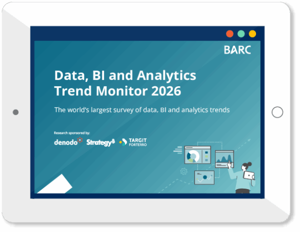 Data, BI & Analytics Trend Monitor 2026 | BARC Research
